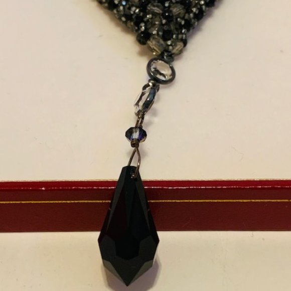 SocialChic | Jewelry | Handmade Jewelry Black Crystal Beads Necklace ...